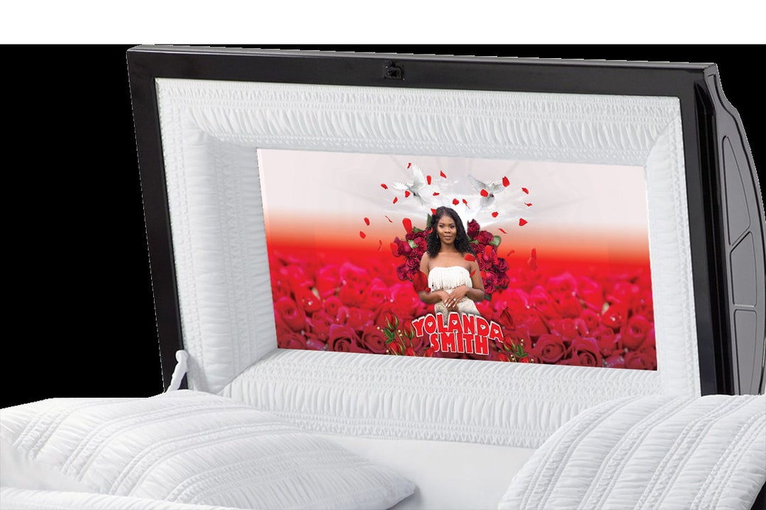 Casket Panel Inserts - Red Roses (urban Collection), Casket Inserts ...