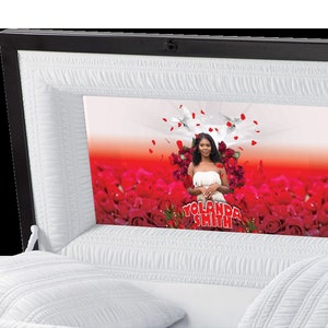 Casket Panel Inserts - Red Roses (urban Collection), Casket Inserts, Casket Panels, Casket Head ...