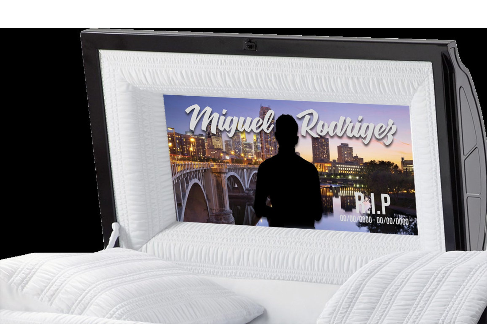 Casket Panel Inserts - Minneapolis Skyline (city Collection), Casket ...