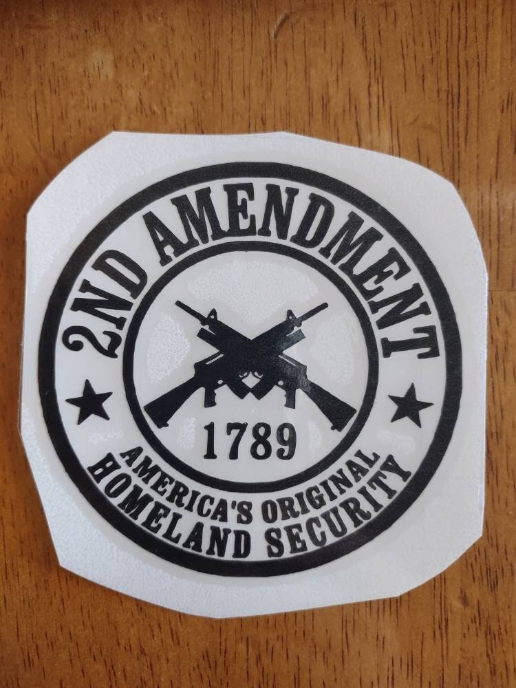 Second Amendment Decal - Etsy