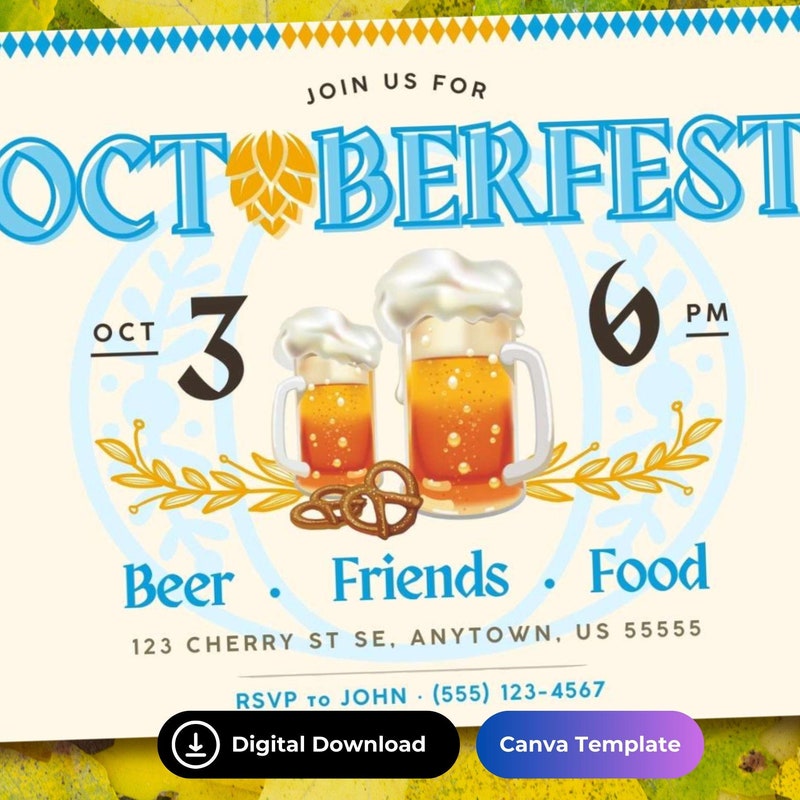 Oktoberfest Invitation - Etsy