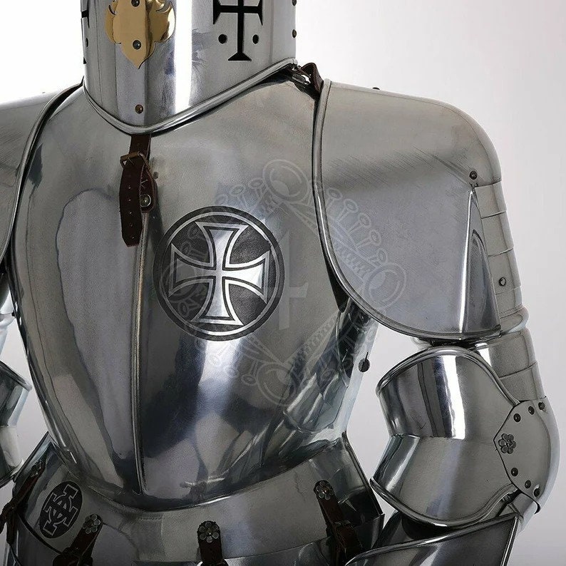 Medieval Templar Armor Suit Battle Warrior Full Body Knight - Etsy