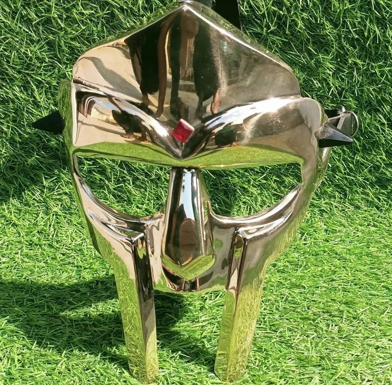 MF Doom Mask MF Doom Gladiator Mask Pure Brass Doom Mask - Etsy
