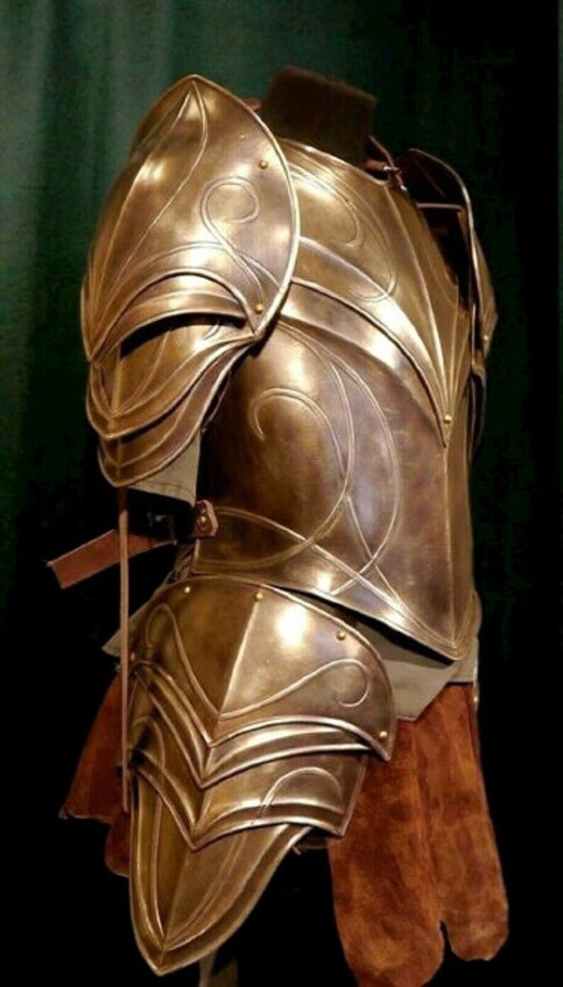 Medieval LOTR Elven Armor Wearable Lotr Half Body Armor Suit Halloween ...