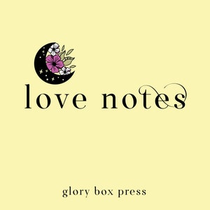 Printable Love Notes (moons) Fun Cute Romantic Gift for Him, Her, Best ...