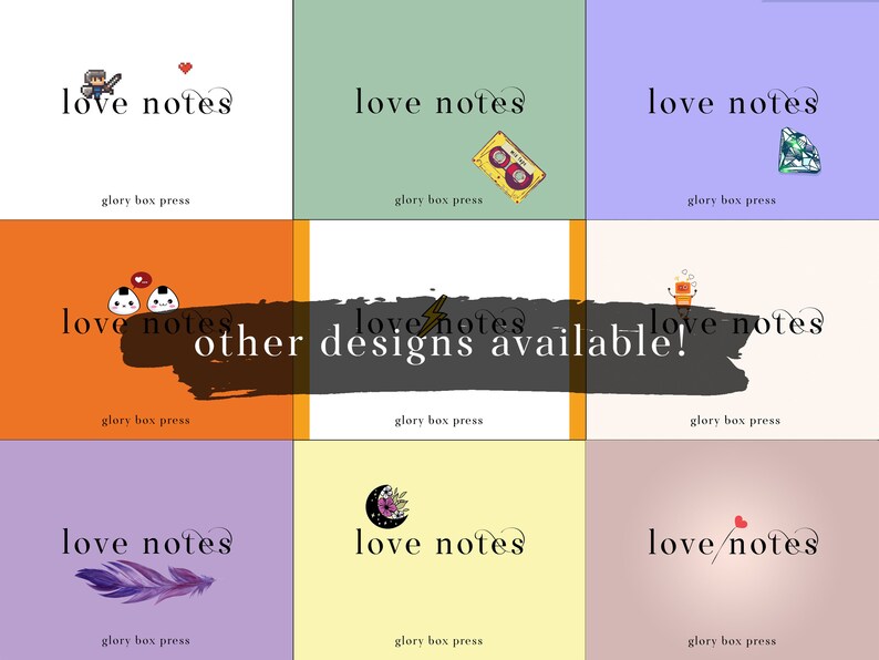 Printable Love Notes (regency) Fun Cute Romantic Gift for Him, Her ...