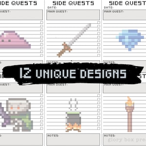 Side Quests: Fun Printable To-do Lists for Kids or People Who Are Fun ...