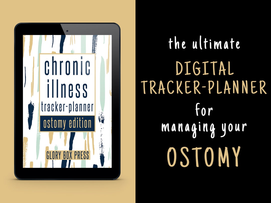 Digital Tracker-planner, Notebook, Journal for Ostomy, Ileostomy ...