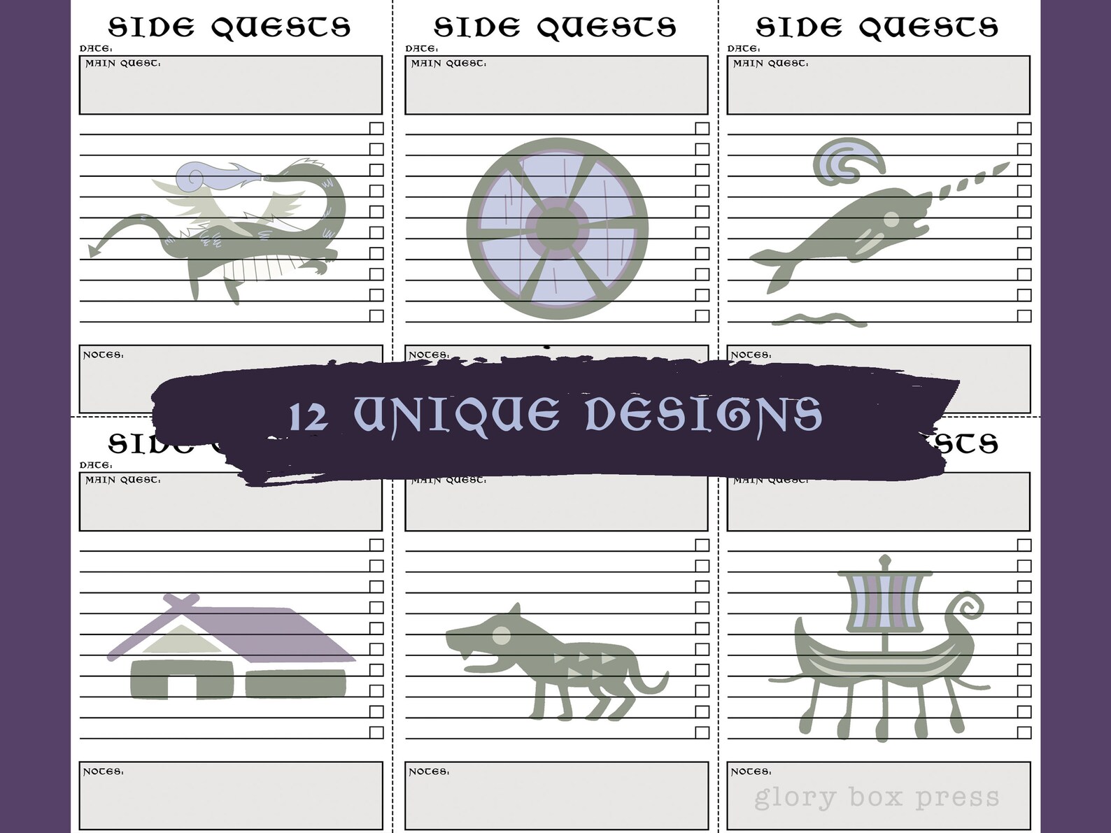 Side Quests: Fun Printable To-do Lists for Kids or People Who Are Fun ...