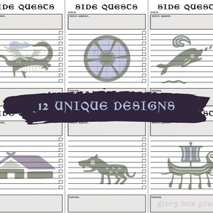 Side Quests: Fun Printable To-do Lists for Kids or People Who Are Fun ...