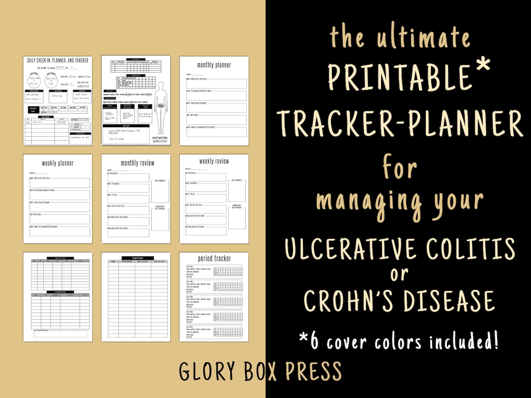 Printable Chronic Illness Tracker Planner: IBD Edition (ulcerative ...