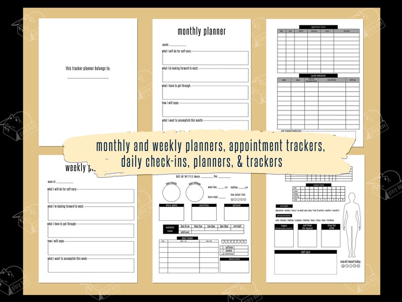 Printable Chronic Illness Tracker Planner: IBD Edition (ulcerative ...