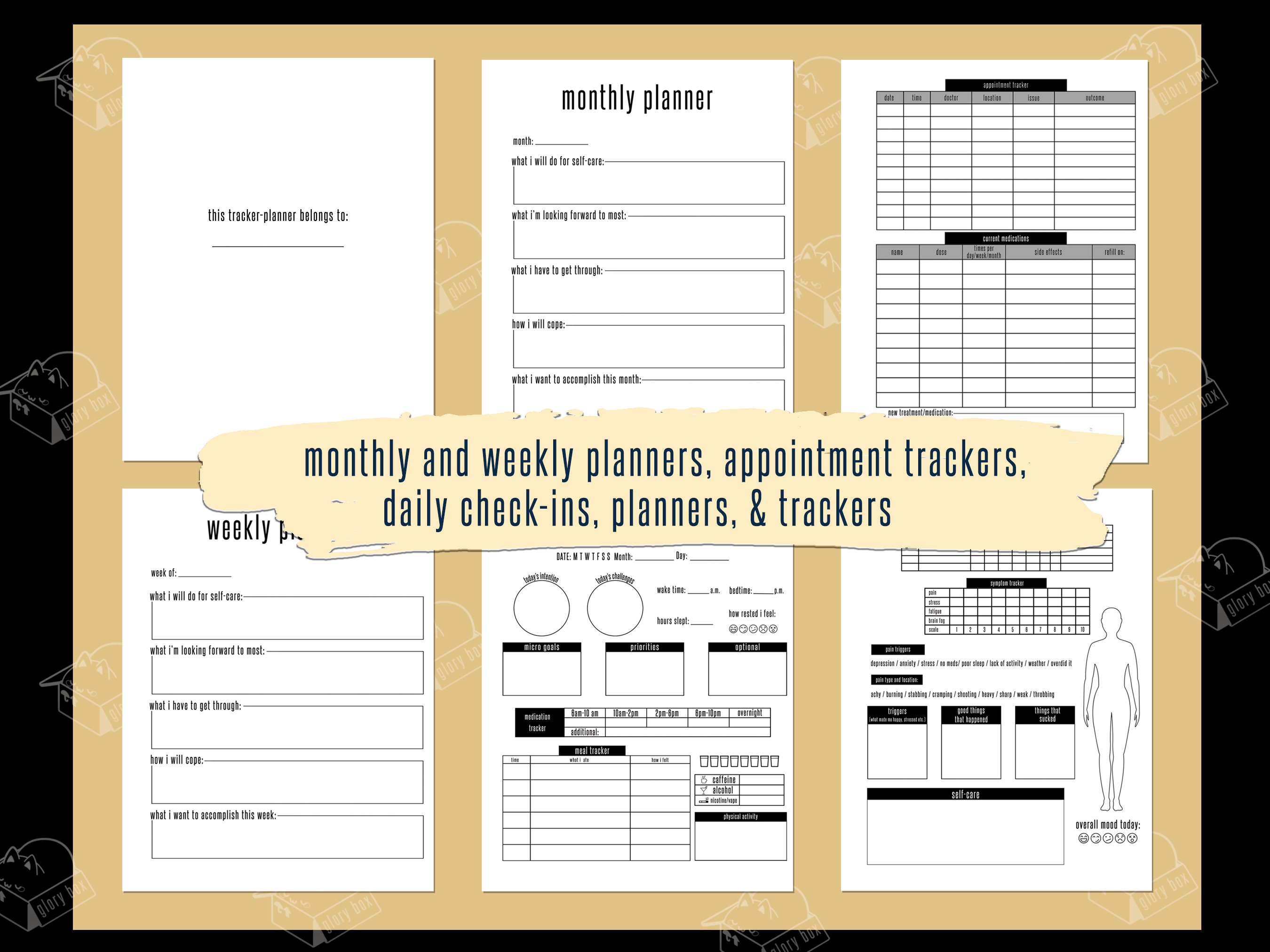 Printable Chronic Illness Tracker Planner: IBD Edition (ulcerative ...