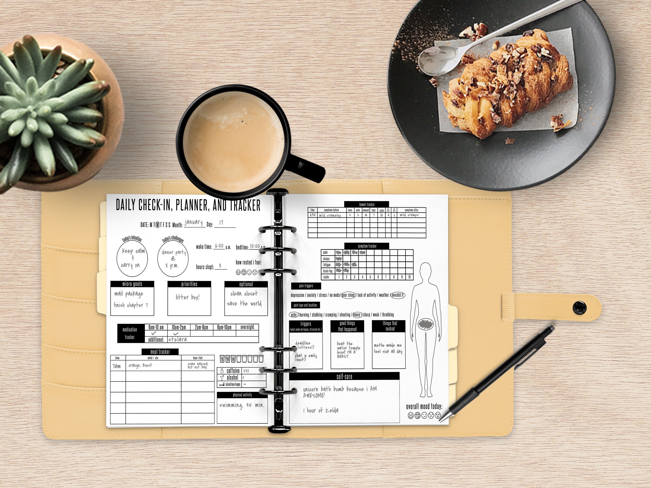 Printable Chronic Illness Tracker Planner: IBD Edition (ulcerative ...