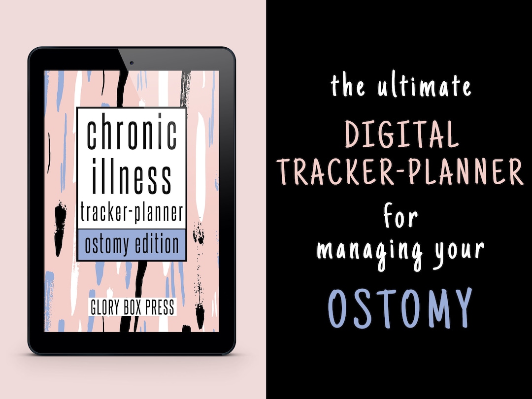 Digital Tracker-planner, Notebook, Journal for Ostomy, Ileostomy ...