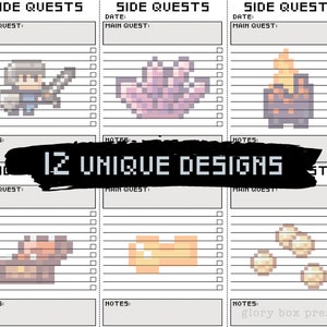 Side Quests: Fun Printable To-do Lists for Kids or People Who Are Fun ...