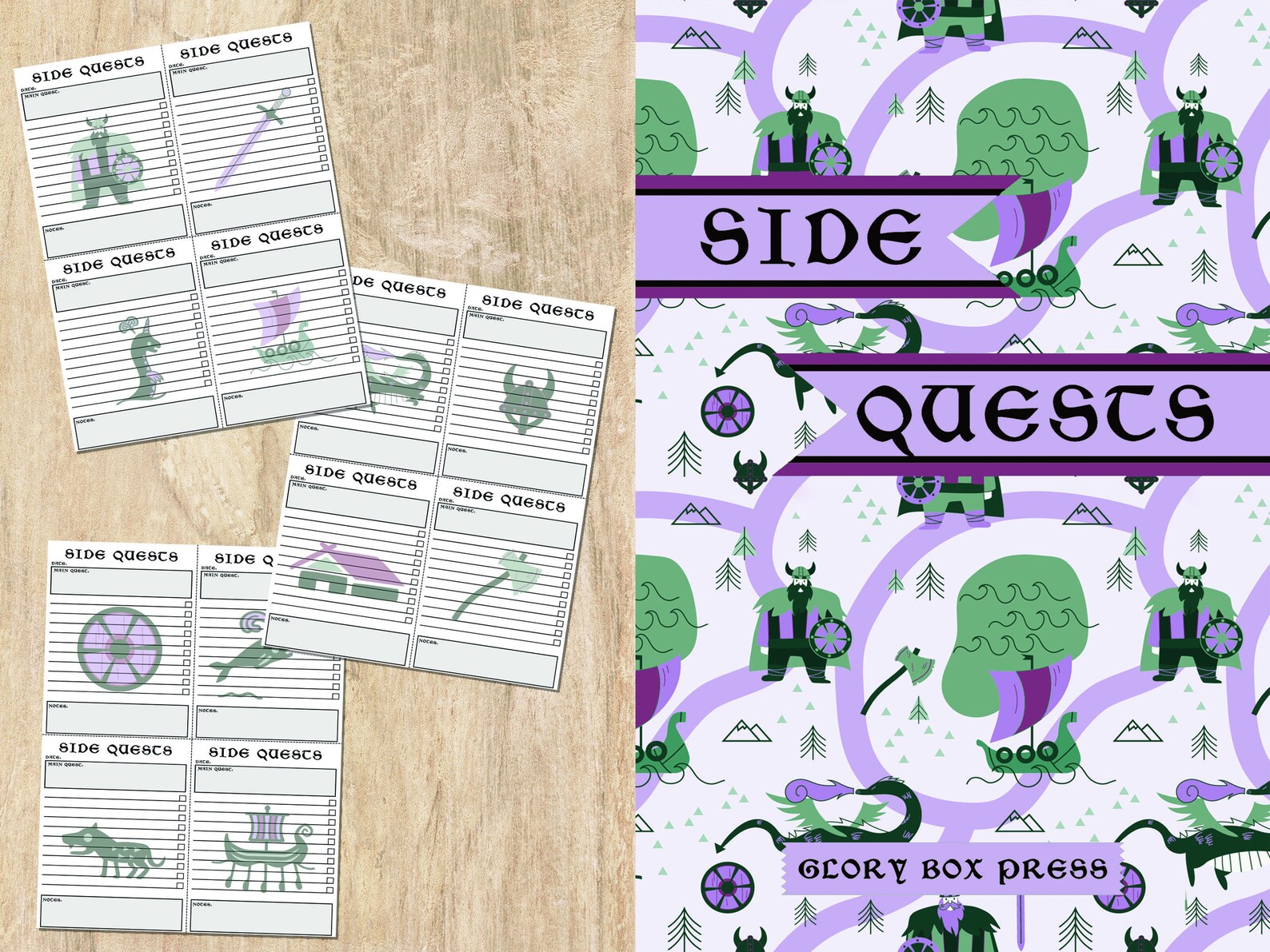 Side Quests: Fun Printable To-do Lists for Kids or People Who Are Fun ...