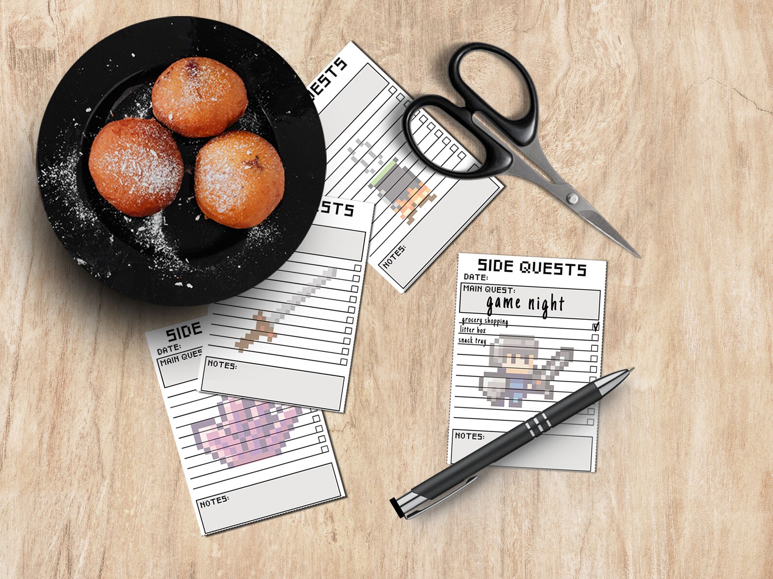 Side Quests: Fun Printable To-do Lists for Kids or People Who Are Fun ...