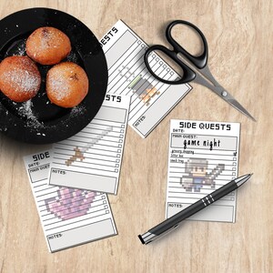 Side Quests: Fun Printable To-do Lists for Kids or People Who Are Fun ...