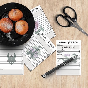 Side Quests: Fun Printable To-do Lists for Kids or People Who Are Fun ...