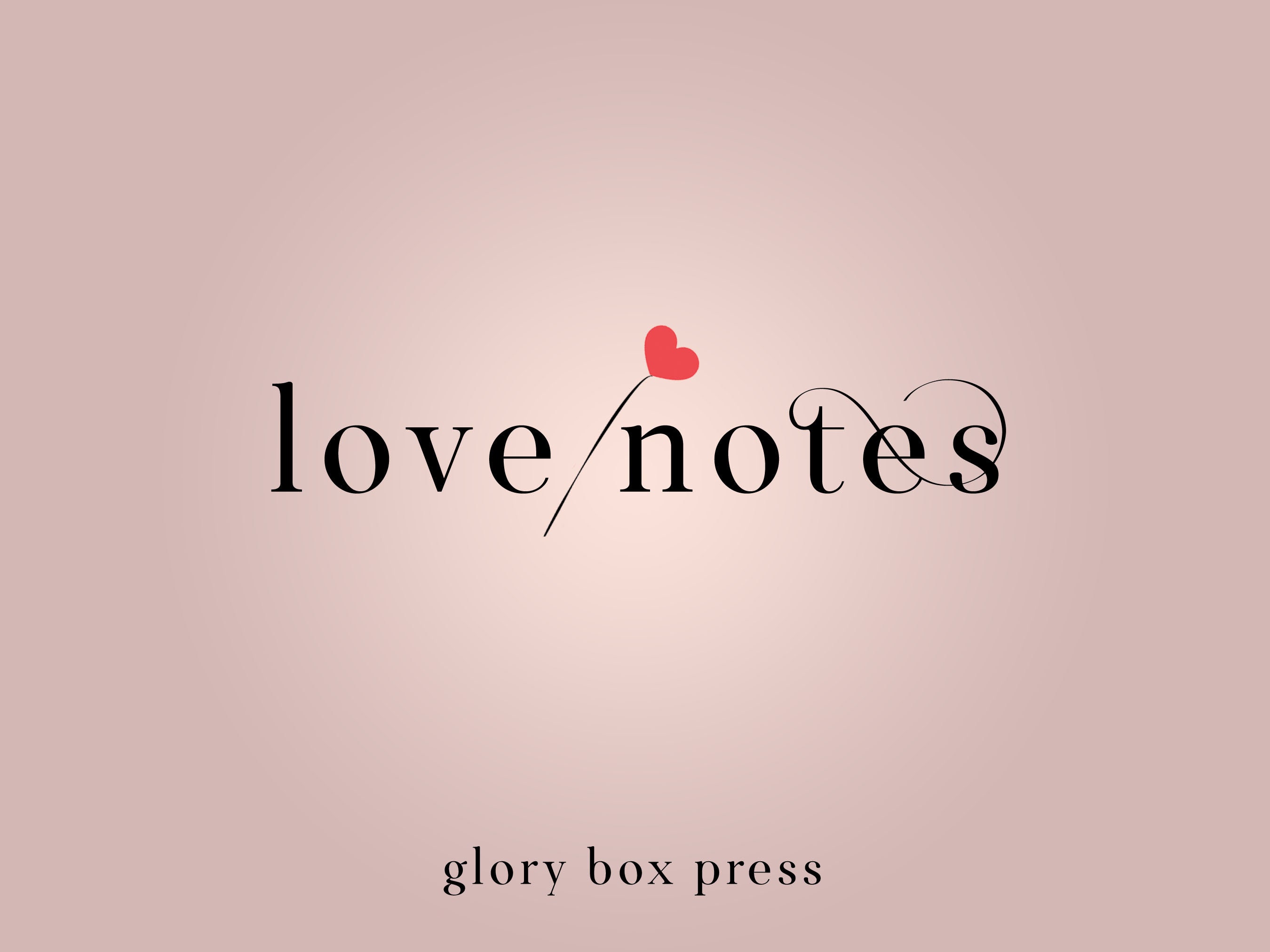 Printable Love Notes heartflower Fun Cute Romantic Gift for Him, Her ...