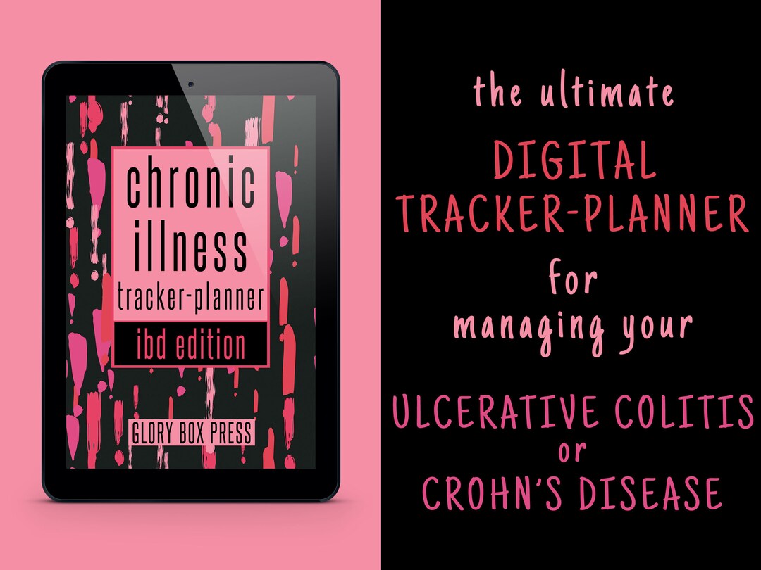 Digital Tracker-planner, Notebook, Journal for IBD, Ulcerative Colitis ...
