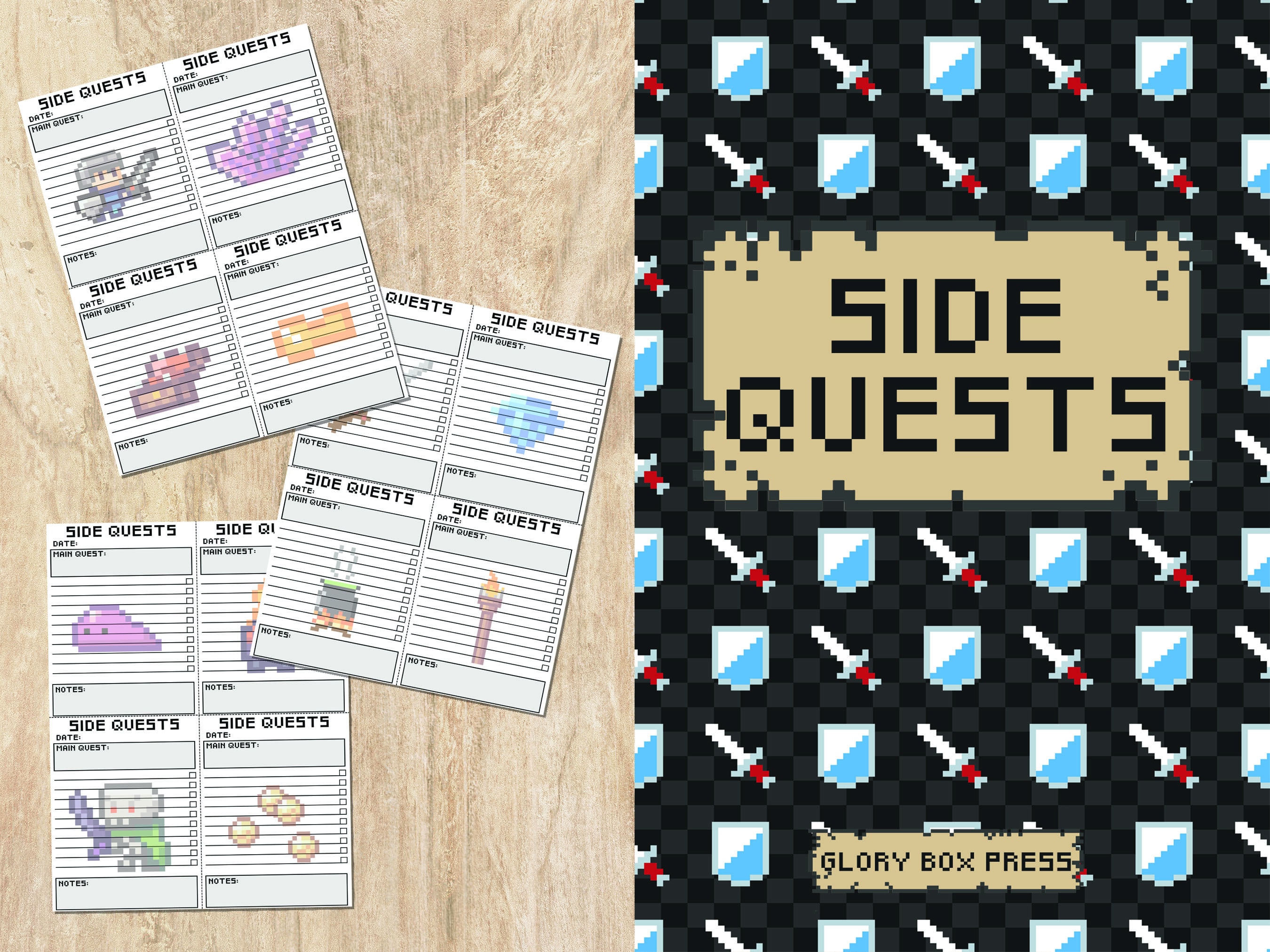 Side Quests: Fun Printable To-do Lists for Kids or People Who Are Fun ...