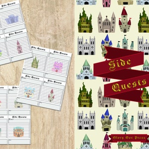 Side Quests: Fun Printable To-do Lists for Kids and People Who Are Fun ...