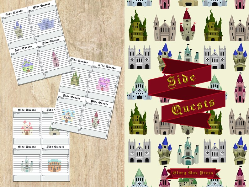 Side Quests: Fun Printable To-do Lists for Kids and People Who Are Fun ...