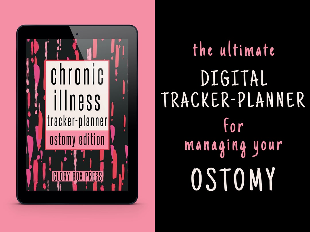 Digital Tracker-planner, Notebook, Journal for Ostomy, Ileostomy ...