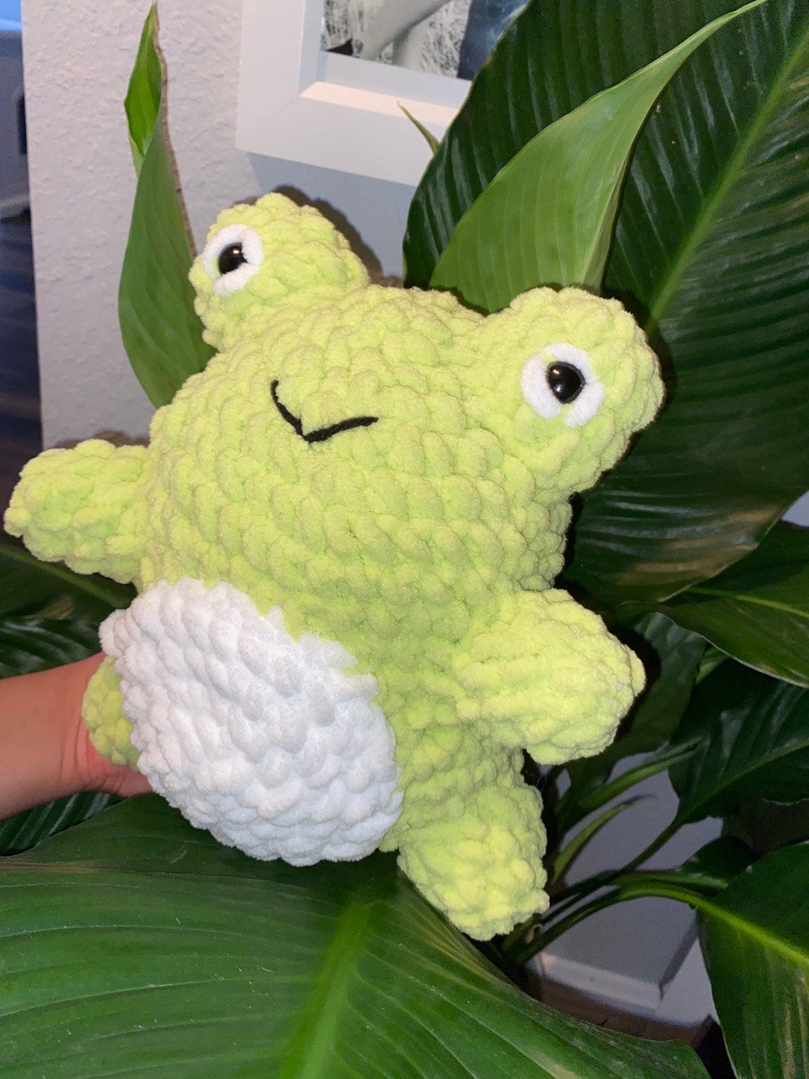 CROCHETED CHUNKY FROG / Crocheted Frog / Chunky Frog | Etsy