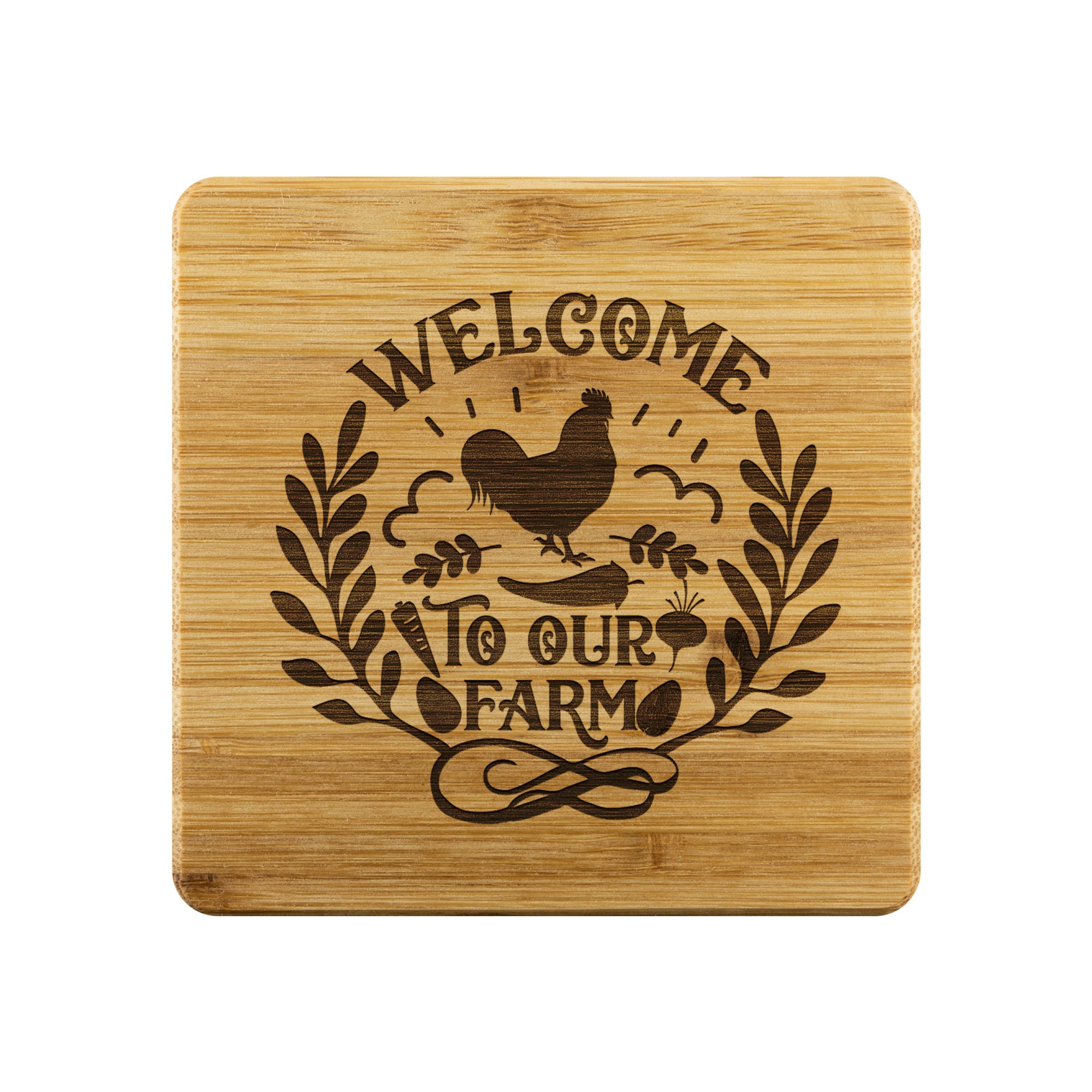 Farmhouse Coaster Set - Etsy