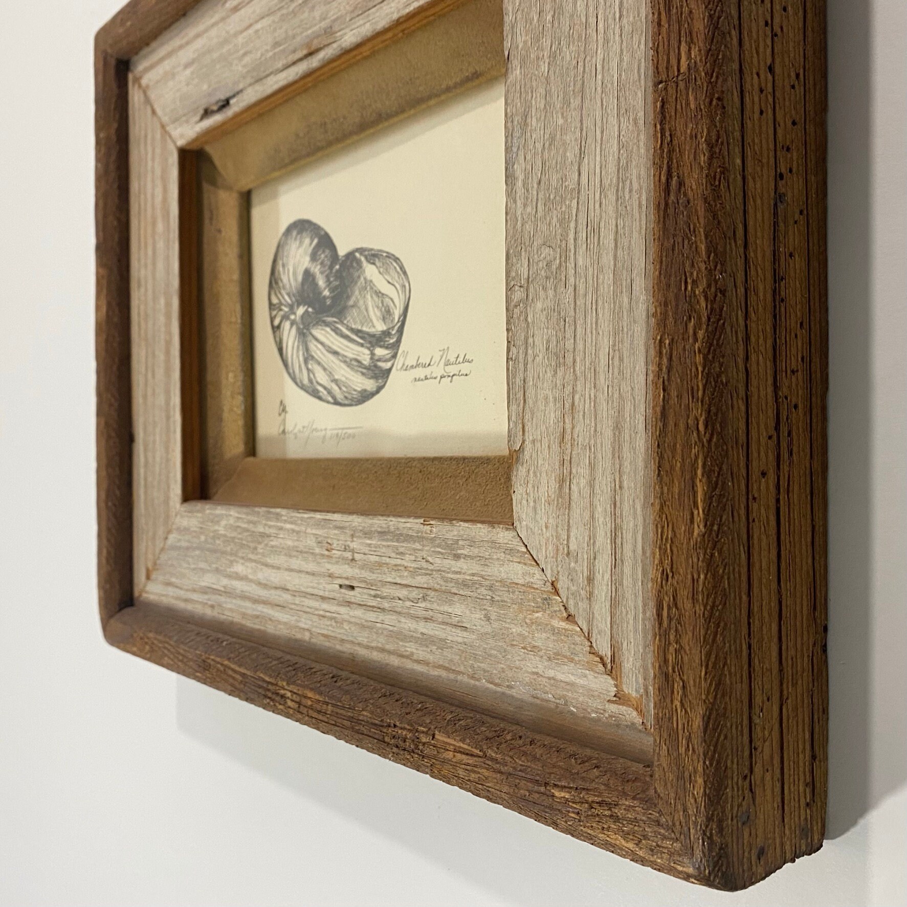 Vintage Nautical Prints in 1871 Antique Wood Frame Set Signed - Etsy