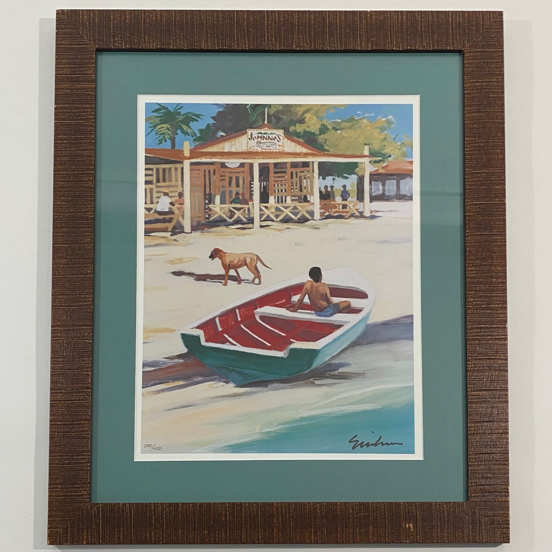 Shari Erickson Signed Seriolithograph W/ COA “johnno’s” 2003 Limited ...