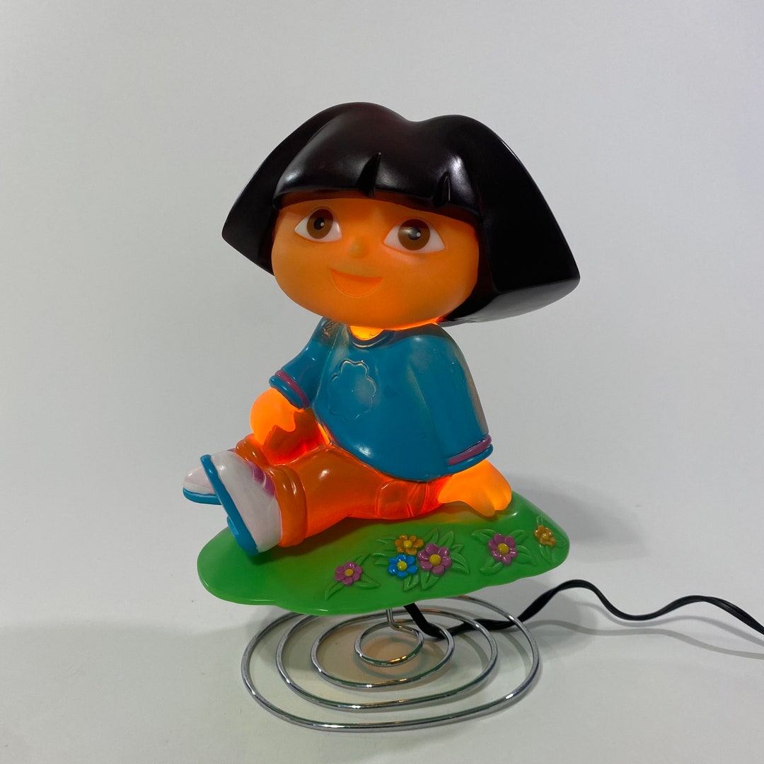 Dora the Explorer Bedroom Lamp Tabletop Light, TESTED Great Working ...