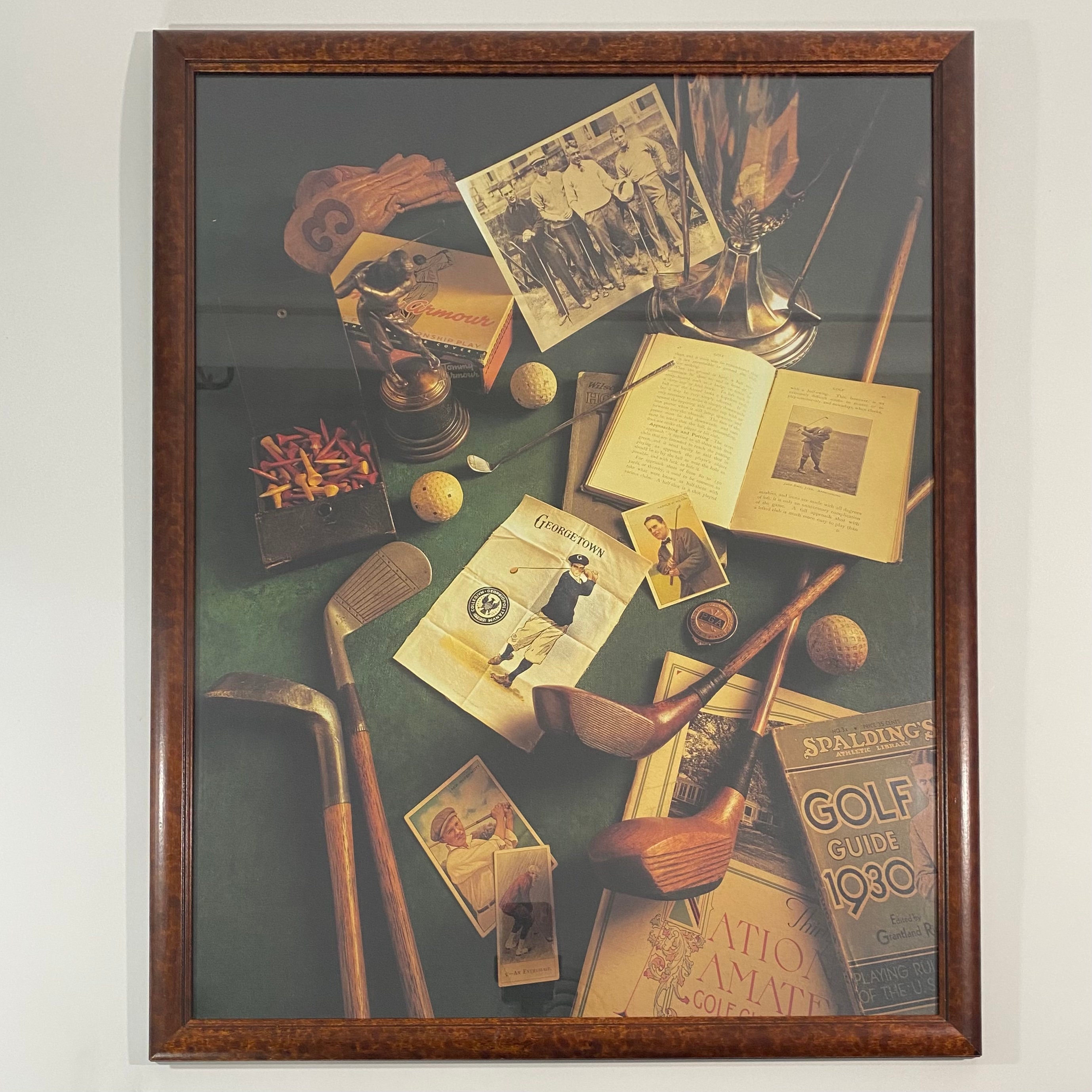 Vintage Golf Wall Art Large Framed Decor 1994 Classic Sports - Etsy