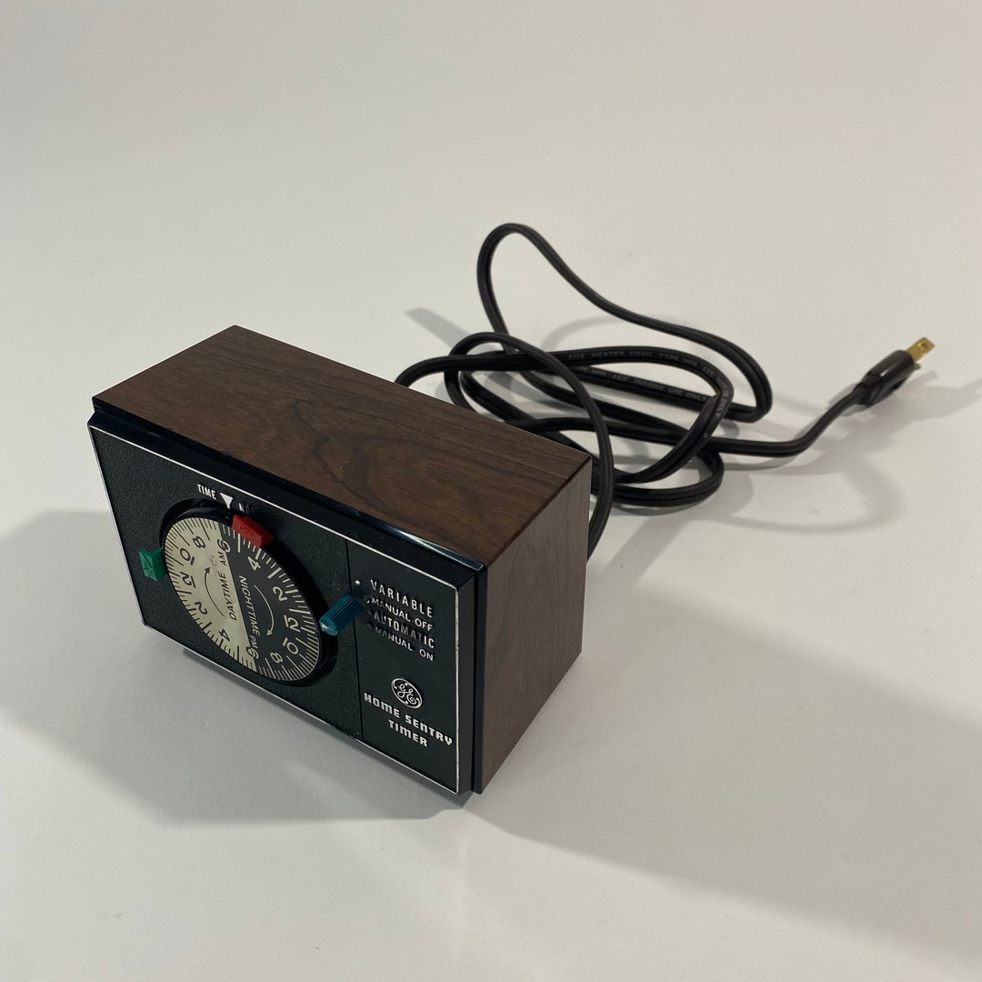 Vintage GE Home Sentry Timer Variable, General Electric Model No. 8136 ...