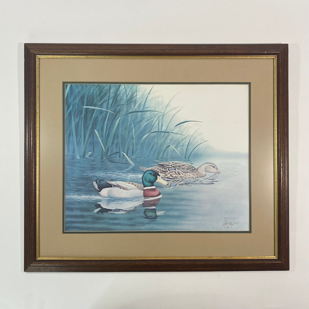 Ronald J. Louque "mallards" Signed 1978 Limited Print W/ COA, Vintage ...