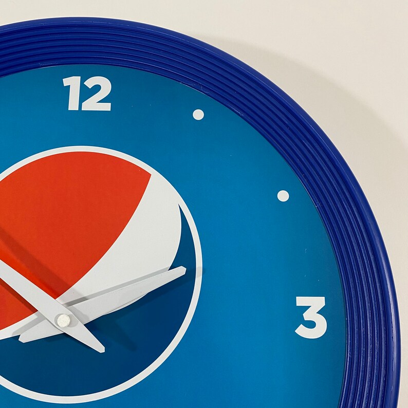 Pepsi Wall Clock 15 Pepsi Cola Restaurant Advertising Vintage - Etsy