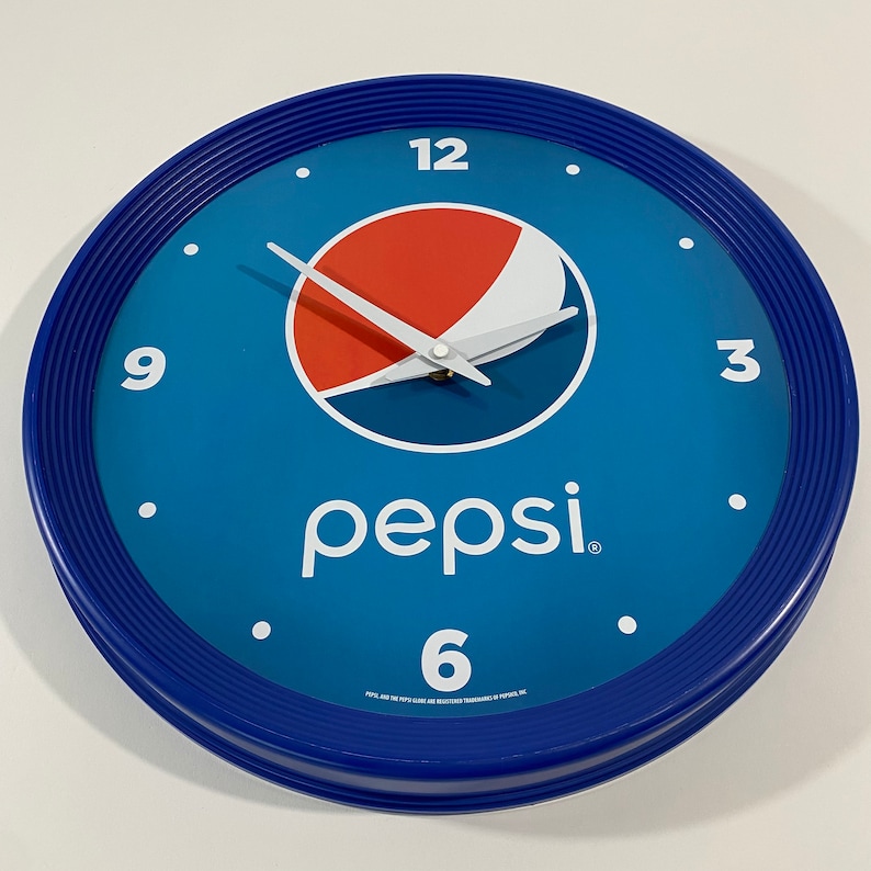 Pepsi Wall Clock 15 Pepsi Cola Restaurant Advertising Vintage - Etsy