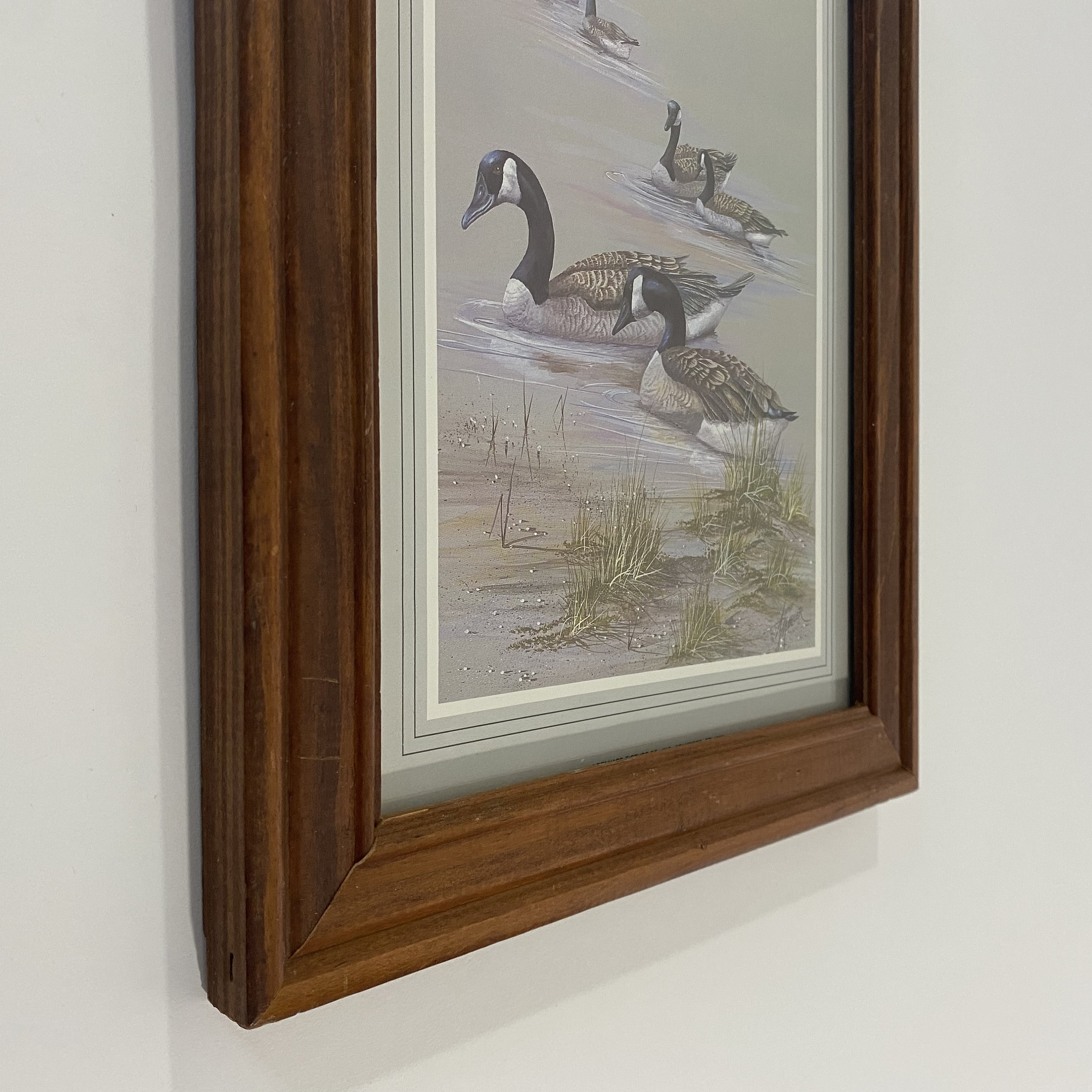 1985 Anni Moller Canadian Geese Art Print Framed Canada Goose - Etsy