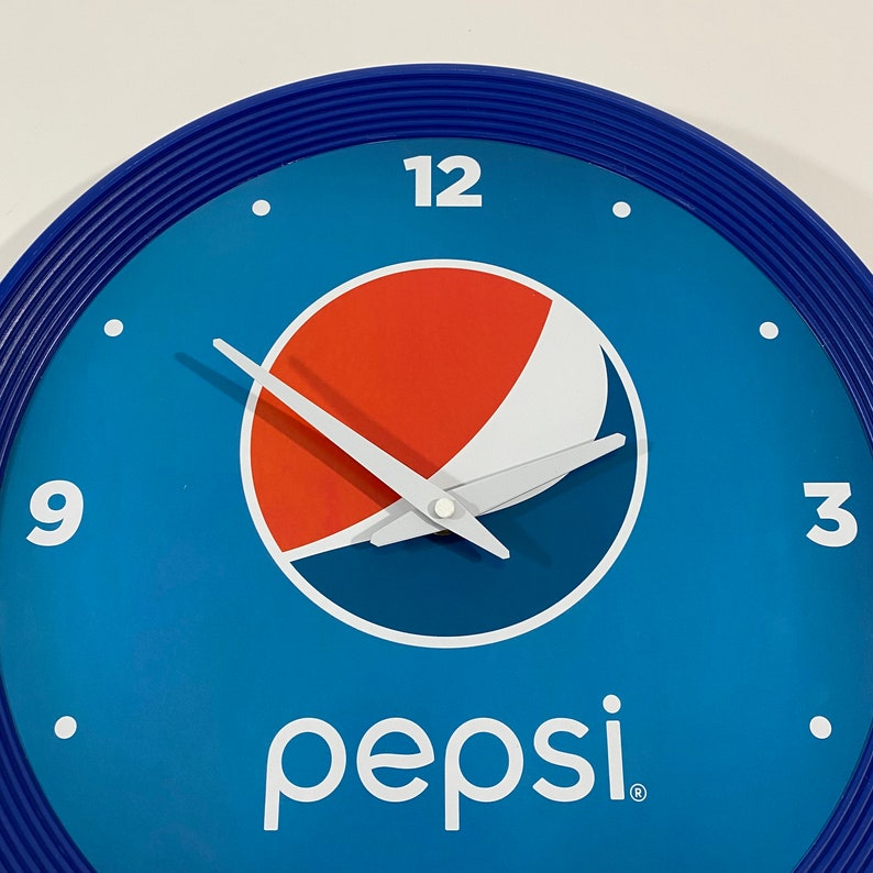 Pepsi Wall Clock 15 Pepsi Cola Restaurant Advertising Vintage - Etsy