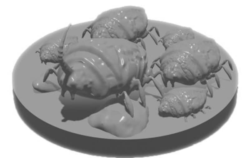 MTG Scute Swarm Paintable Token Miniature (use With Token Tray) - Etsy