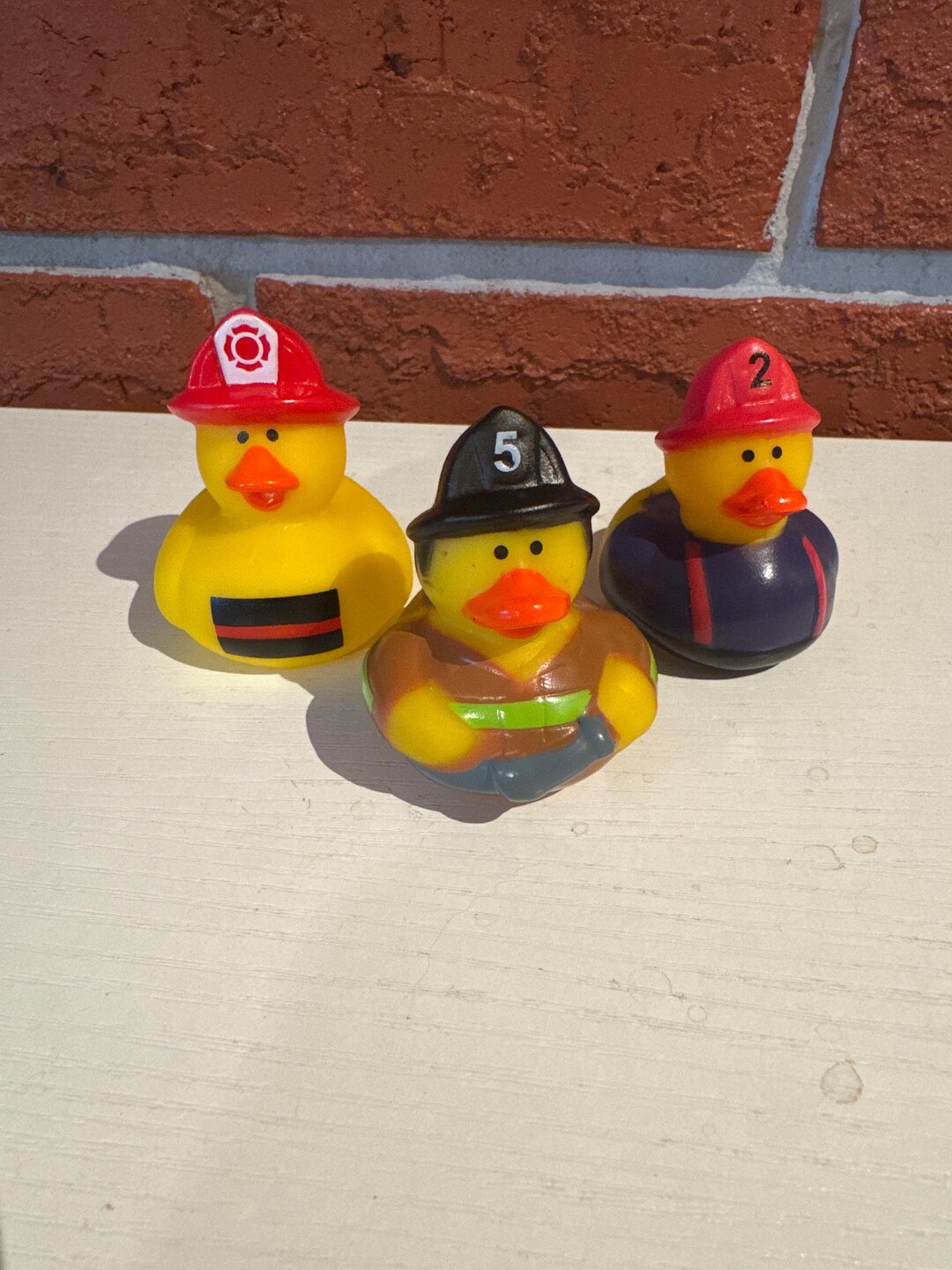 Firefighter, Thin Red Line Rubber Duckies - Etsy