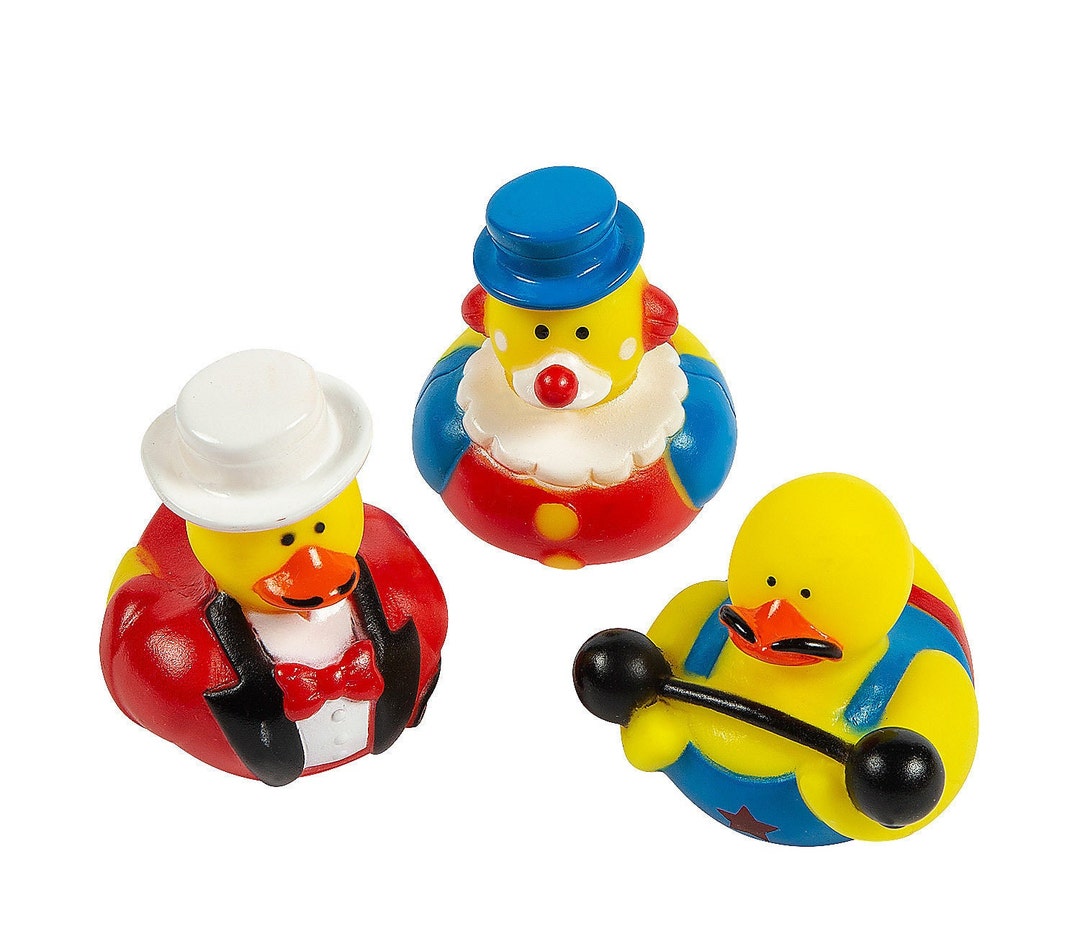 Carnival Rubber Duckies : Ringmaster Clown or Muscle Duck. - Etsy