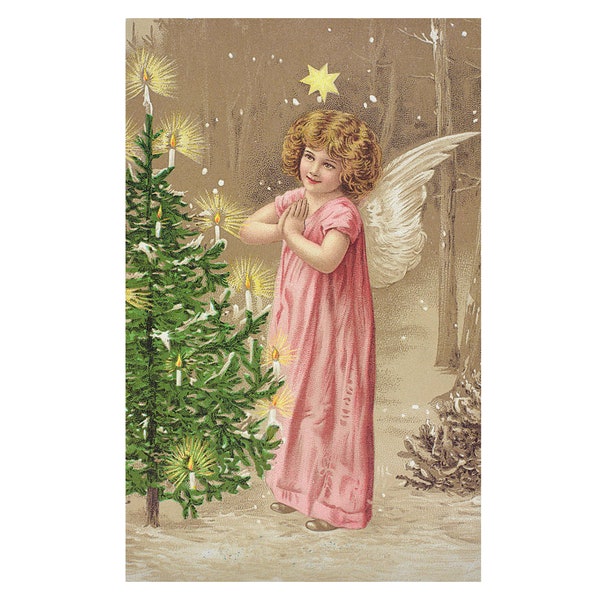 Angel Postcard - Etsy