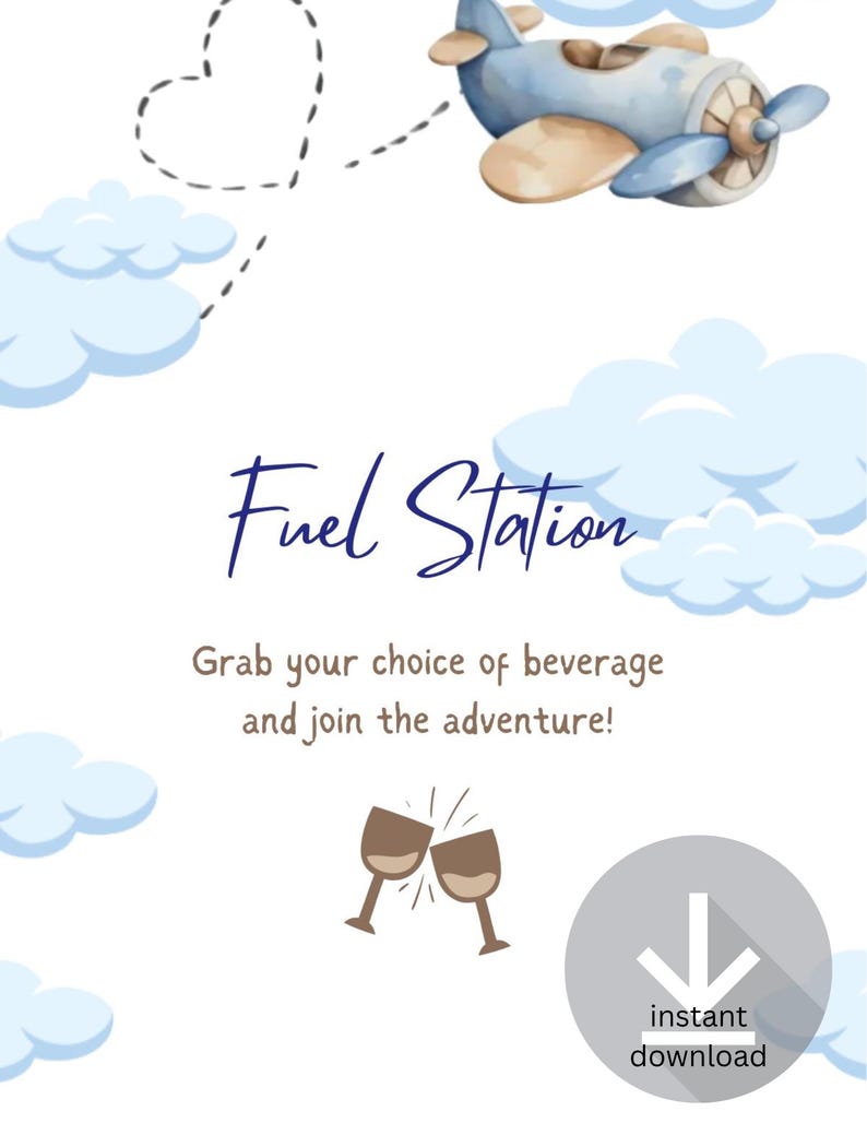 Airplane Signs Bundle: Travel Theme Decor (digital Download) - Etsy