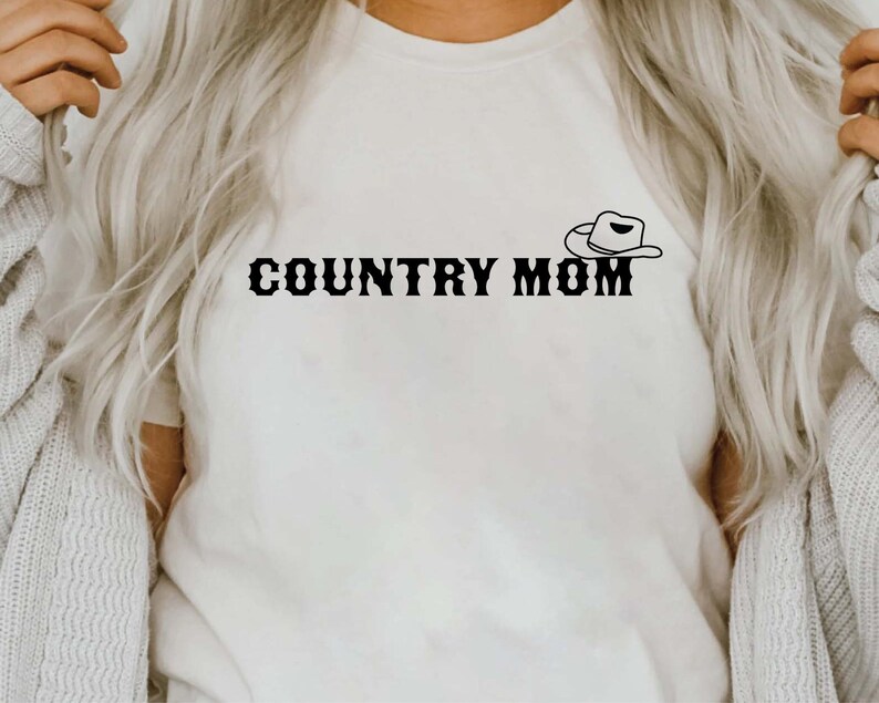 Country Mom Cowboy Hat SVG, Western Svg Png, Texas Svg, Country Svg Png ...