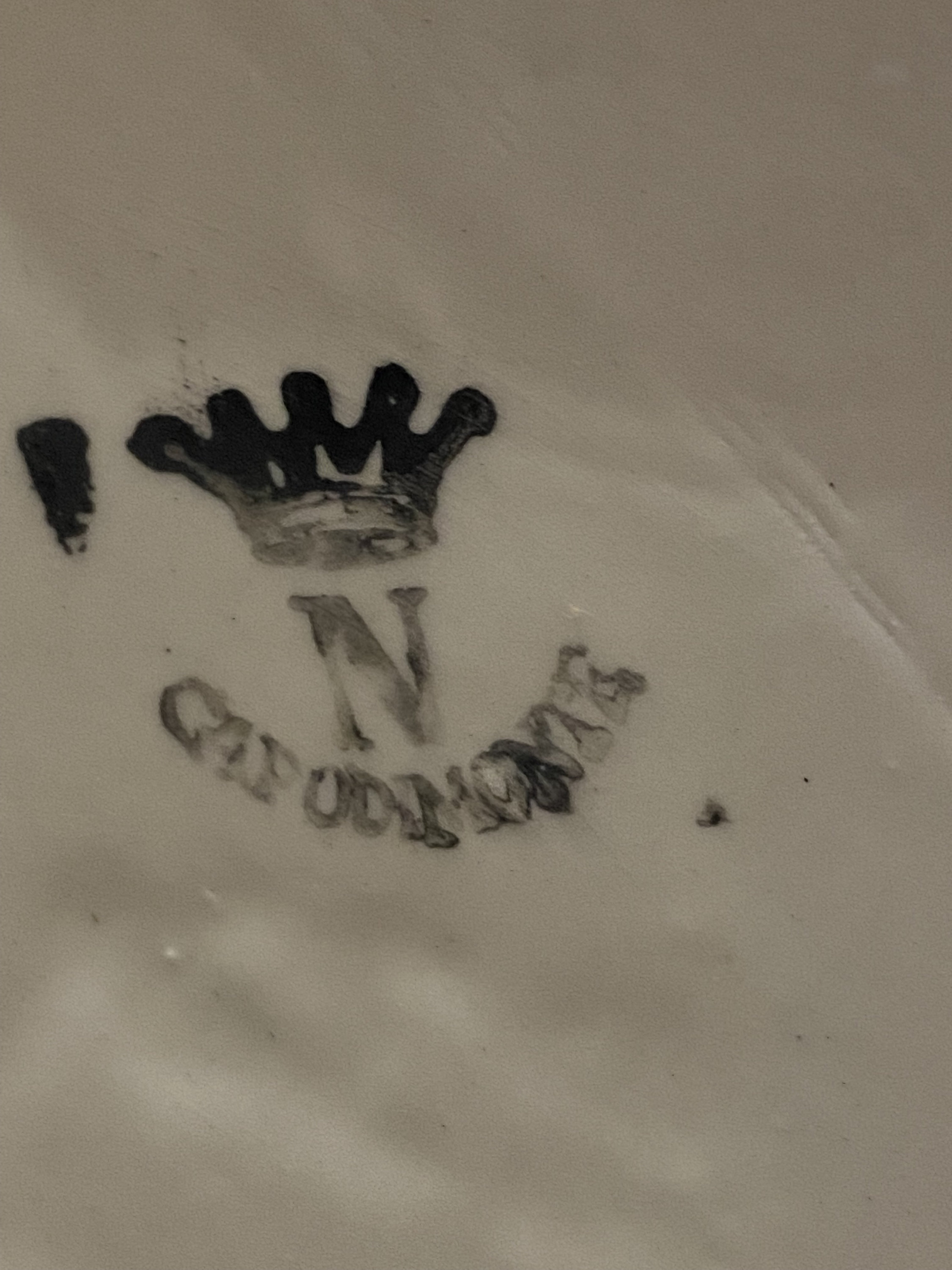 SOLD Vintage Capodimonte Flower VASE Porcelain ITALY Faience tinglaze ...