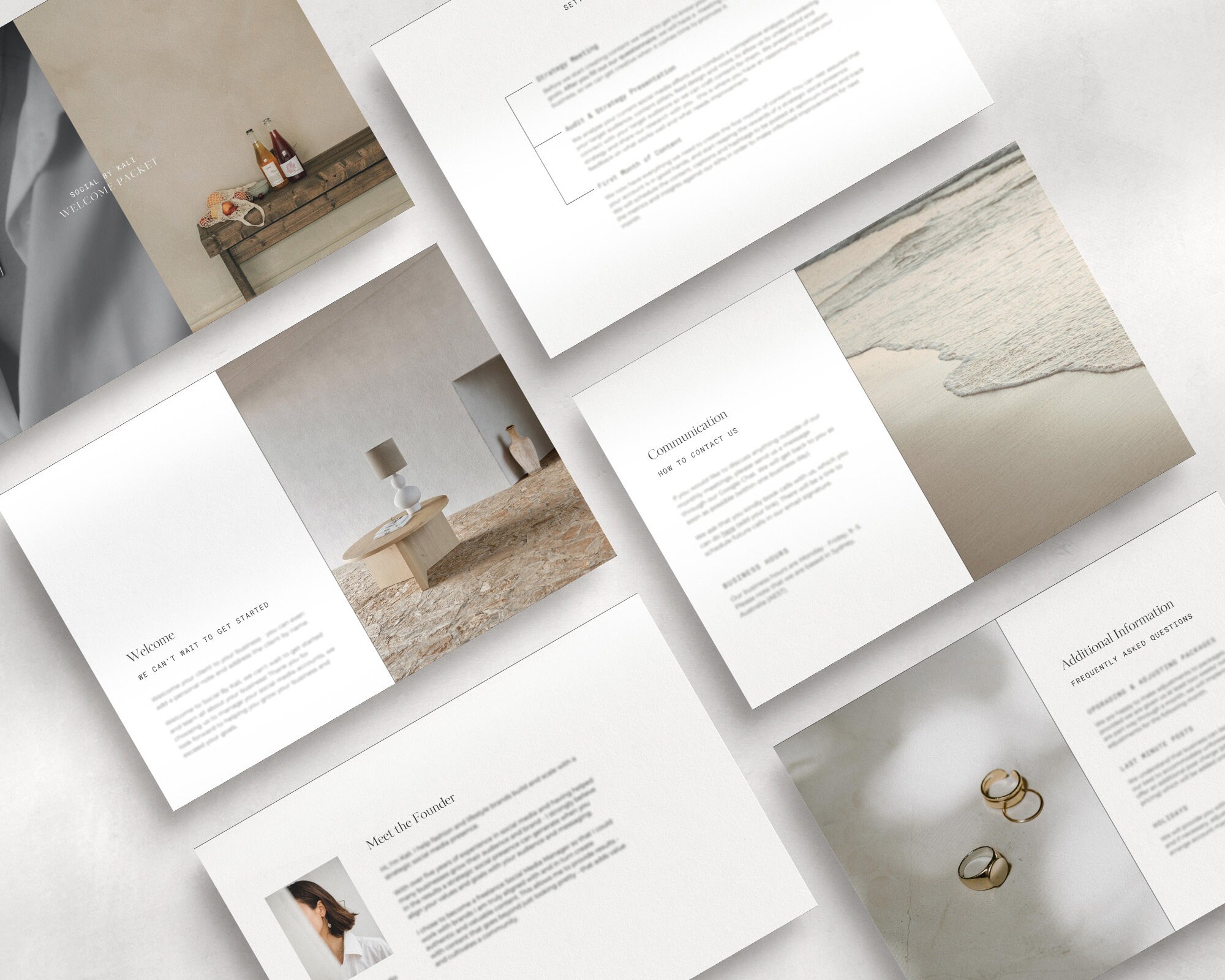 Social Media Manager Welcome Packet Template | Client Welcome Packet ...